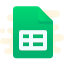 Google Sheets icon - Free vector (SVG) - Free PNG - Copyicon.com