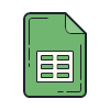 Google Sheets icon - Free vector (SVG) - Free PNG - Copyicon.com