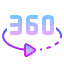 360 View icon - Free vector (SVG) - Free PNG - Copyicon.com